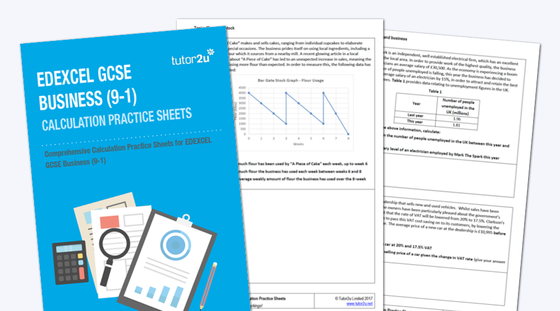 Edexcel GCSE (9-1) Business Calculation Practice… | Business | tutor2u