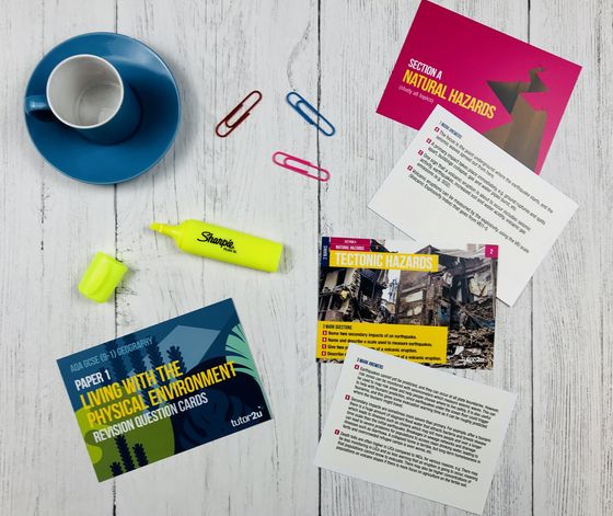 Paper 1 Revision Question Cards for AQA GCSE… | Geography | tutor2u