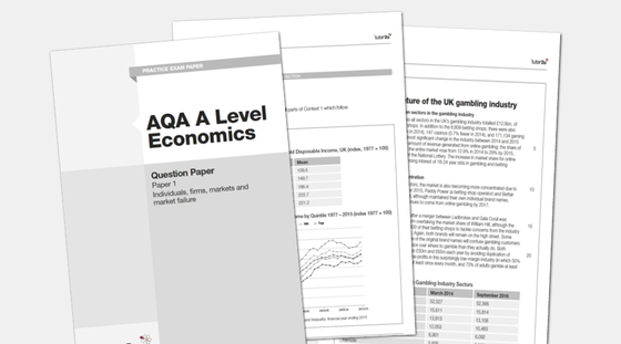 AQA A Level Economics Practice Exam Papers… | Economics | tutor2u