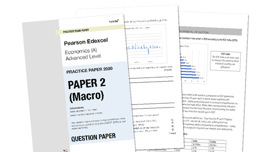 Edexcel A Level Economics Practice Paper 2… | Economics | tutor2u