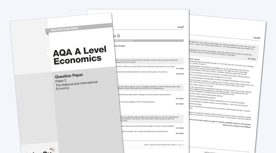 AQA A Level Economics (Linear) Practice Exam… | Economics | tutor2u