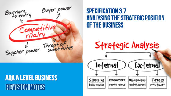 AQA A Level Business Study Notes: 3.7 - Analysing | Business | tutor2u