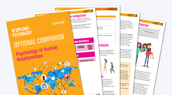Psychology of Human Relationships: IB Diploma… | Psychology | tutor2u