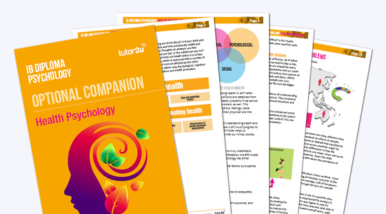 Health Psychology: IB Diploma Psychology… | Psychology | tutor2u