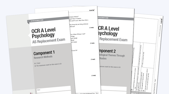 OCR A Level Psychology Year 1: AS Replacement… | Psychology | tutor2u
