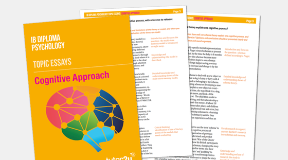 Cognitive Approach: IB Diploma Psychology Topic | Psychology | tutor2u