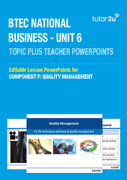 BTEC National Business Teaching Resources | Business | tutor2u