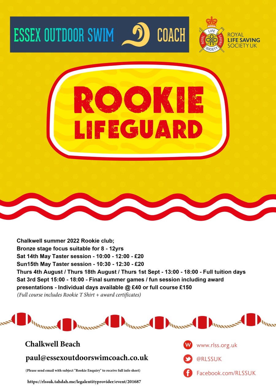 Rookie Lifeguard Awards at 04/08/2022
