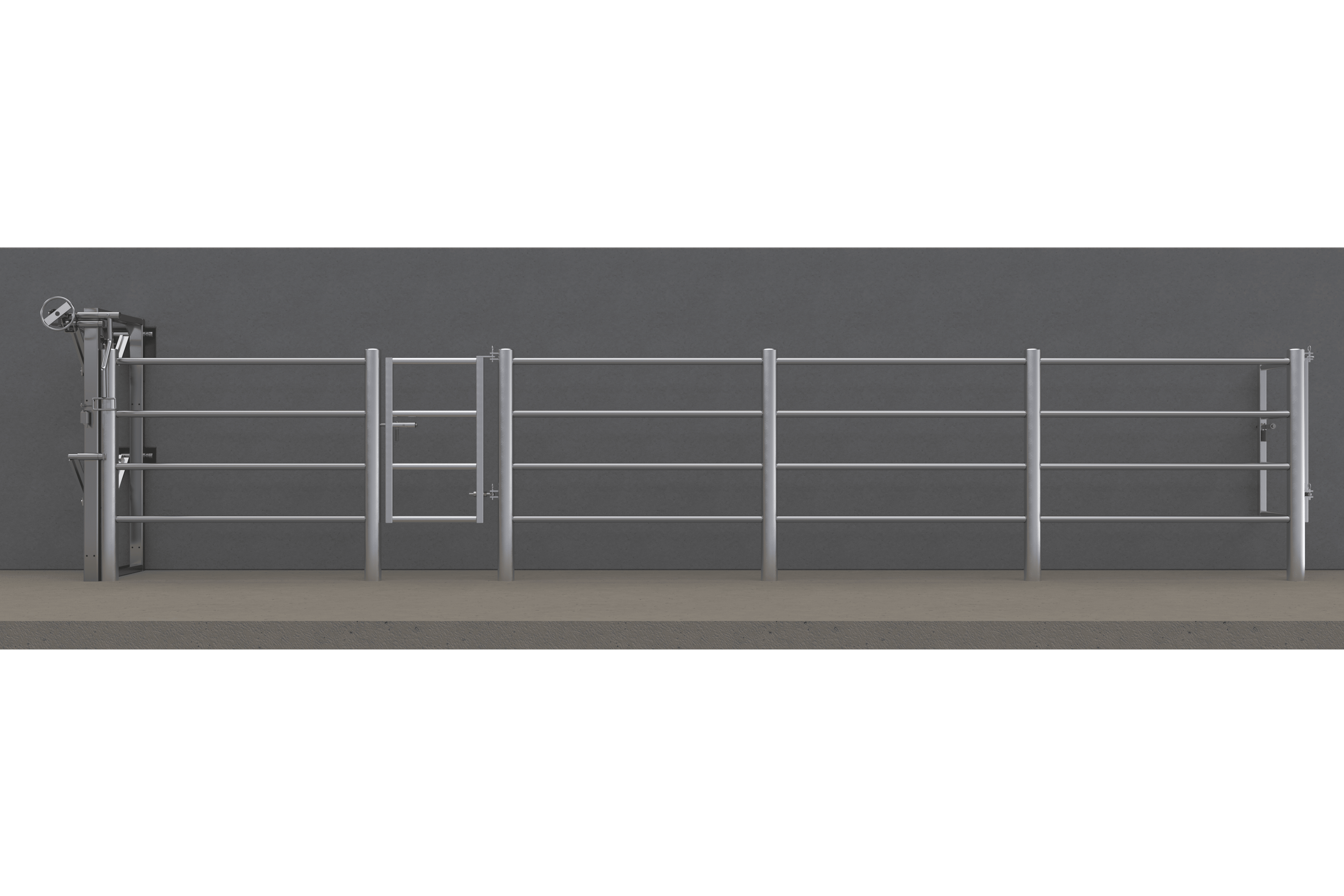 Post & Rail System - Teemore Engineering - Livestock Housing Specialists