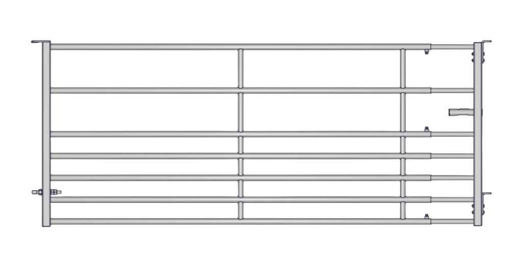 Jourdain 7-Bar Panel/Spring Latch Gate - Teemore Engineering ...