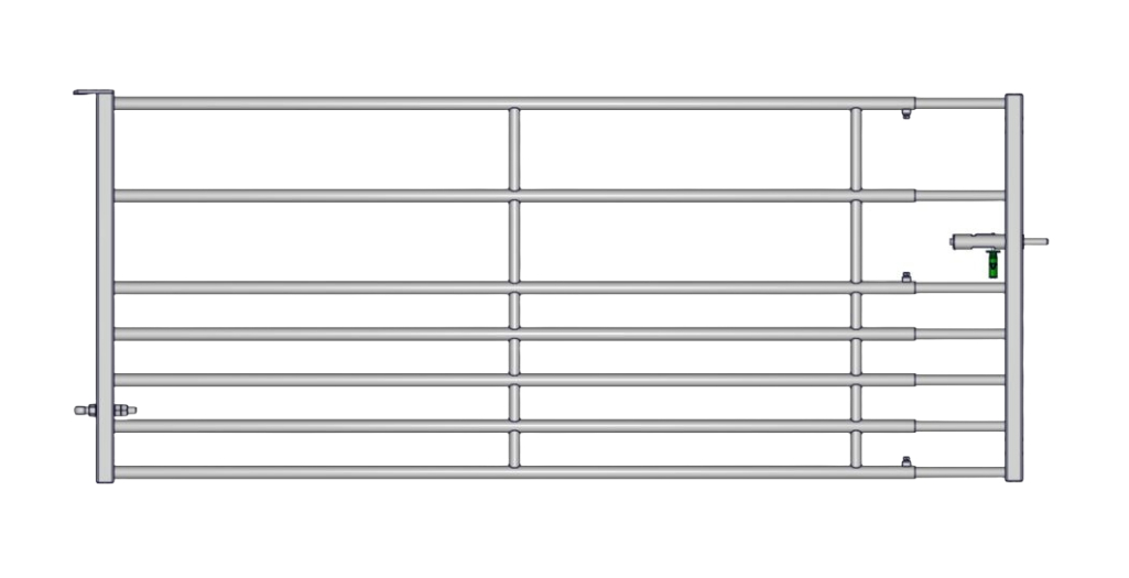 Jourdain 7-Bar Panel/Spring Latch Gate - Teemore Engineering ...