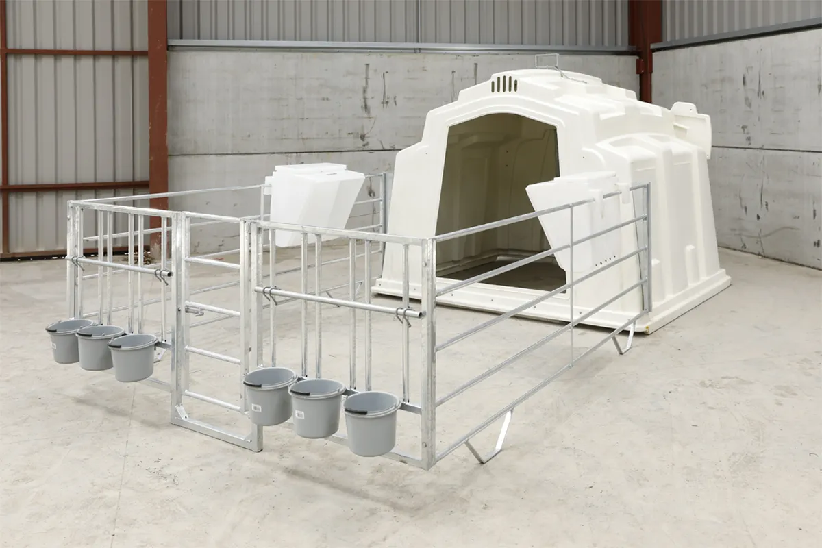 Group Calf Hutch - Teemore Engineering - Livestock Housing Specialists