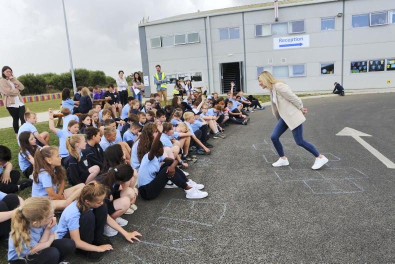 Nina Carberry grilled by Laytown schoolchildren 30 June 2023 Free