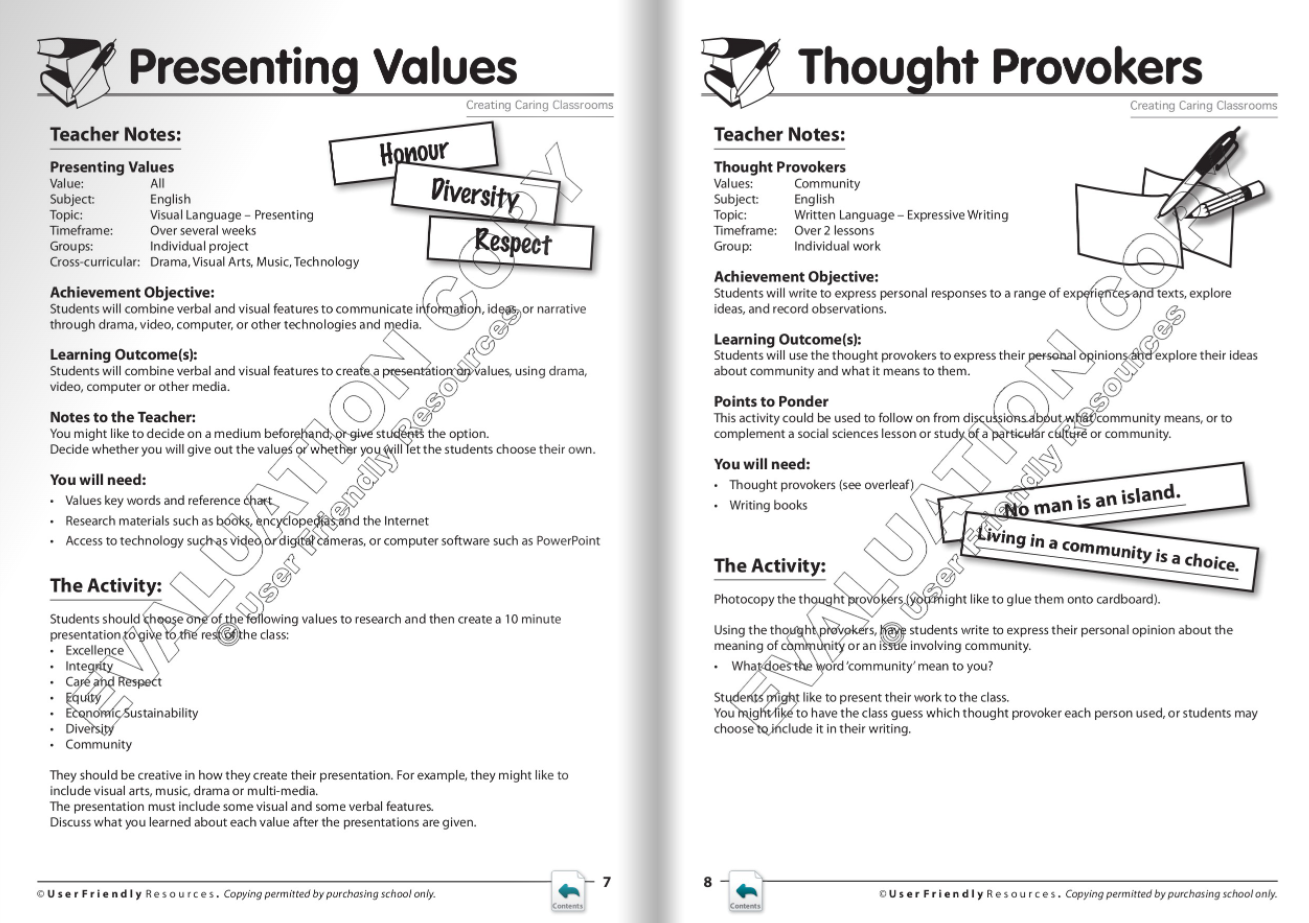 Creating Caring Classrooms: Book C: Senior Primary