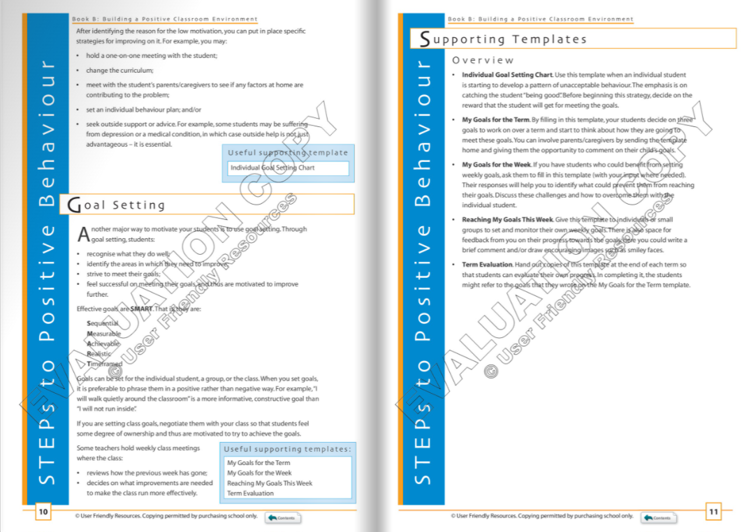 STEPs to Better Behaviour: Book B