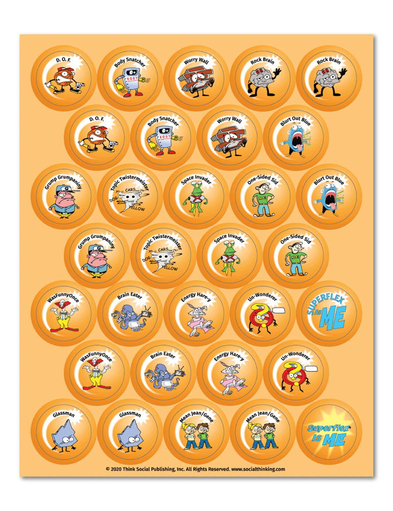 Superflex Super Sticker Collection: Thinkables & Unthinkables