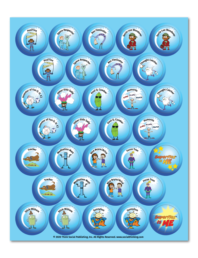 Superflex Super Sticker Collection: Thinkables & Unthinkables