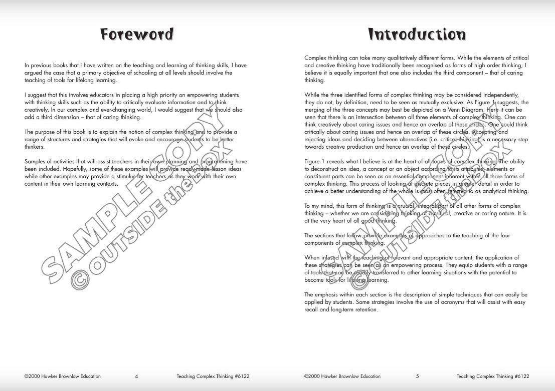 Teaching Complex Thinking | Critical Creative Caring