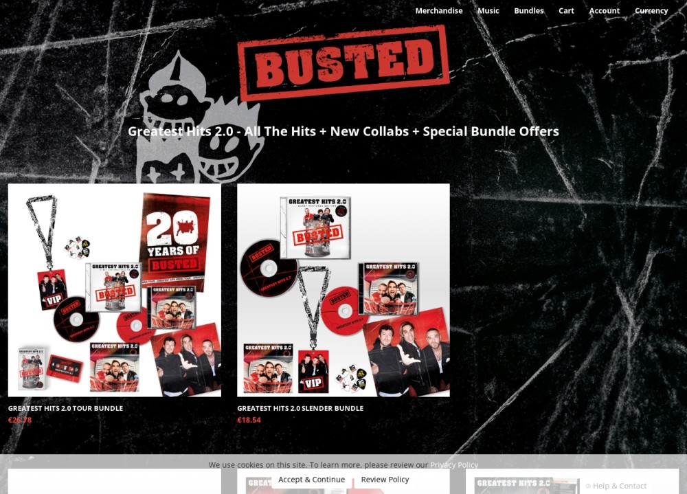 Busted Official Online Store : Merch, Music, Downloads & Clothing