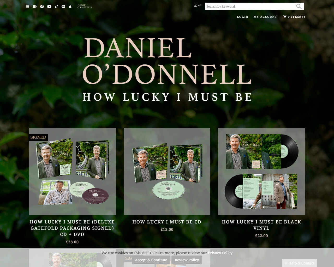 Daniel O'Donnell Official Store