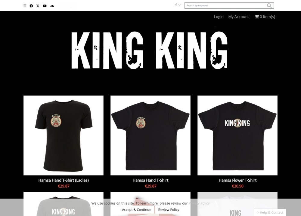 King King store - Products