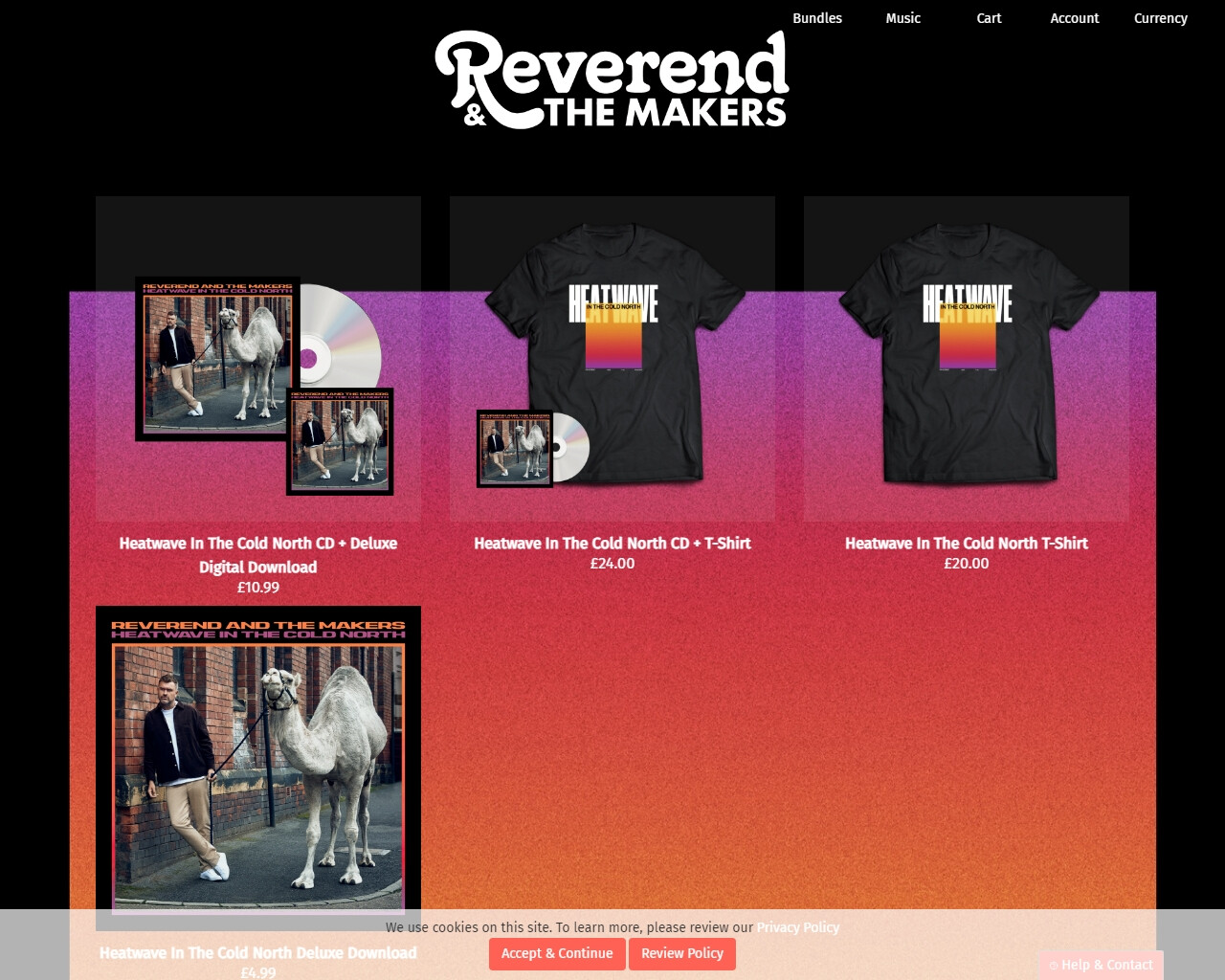 Reverend & The Makers Official Store