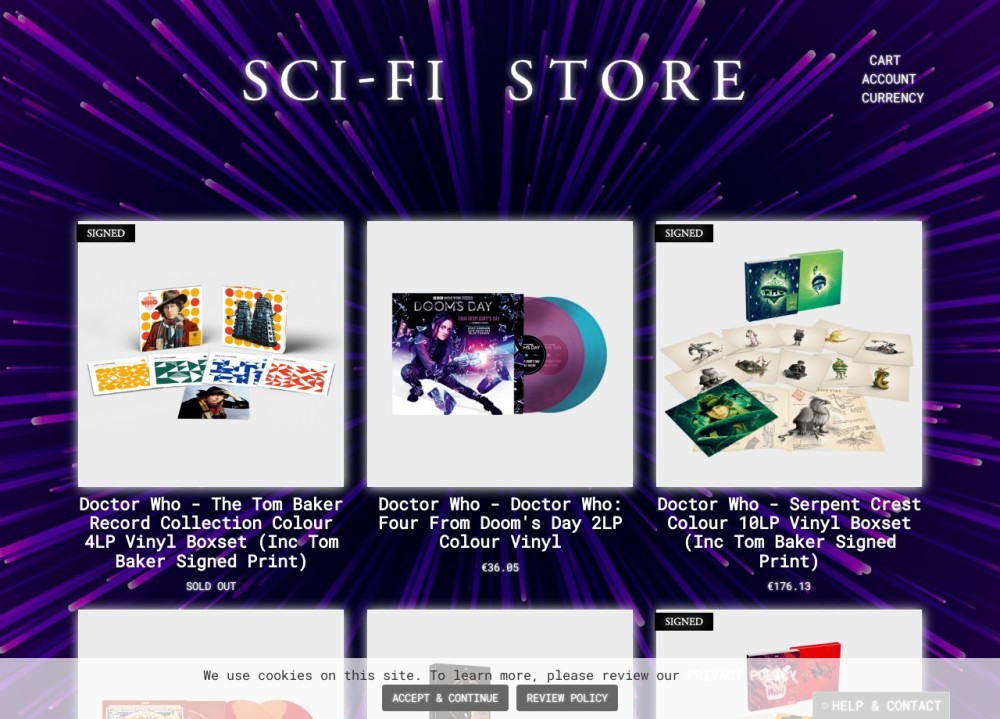 Sci-Fi Online Store Sci-Fi Store