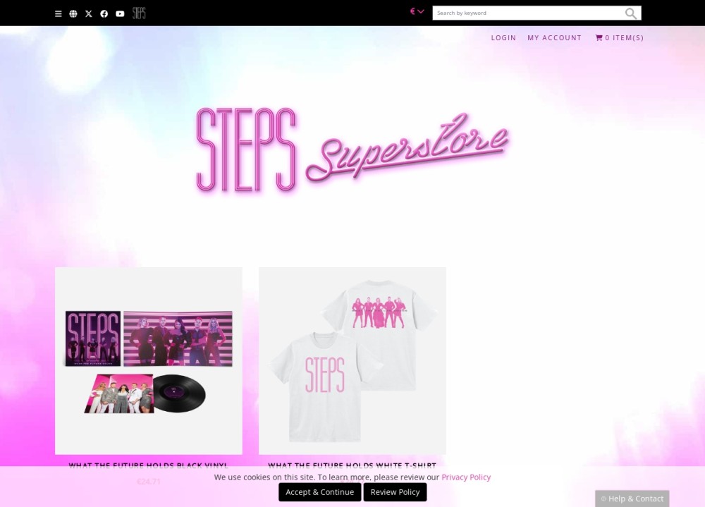 Steps Official Online Store : Merch, Music, Downloads & Clothing
