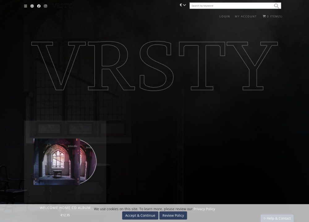 VRSTY Official Online Store : Merch, Music, Downloads & Clothing