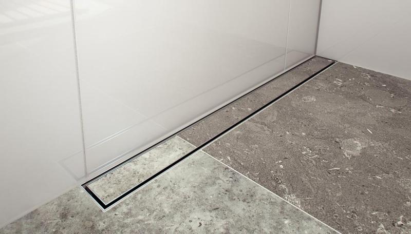 Purus Line Tile 800 - Avlangt sluk - Sluk - Purus Joti - VVS Eksperten