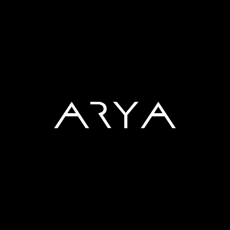 Arya Name Logo