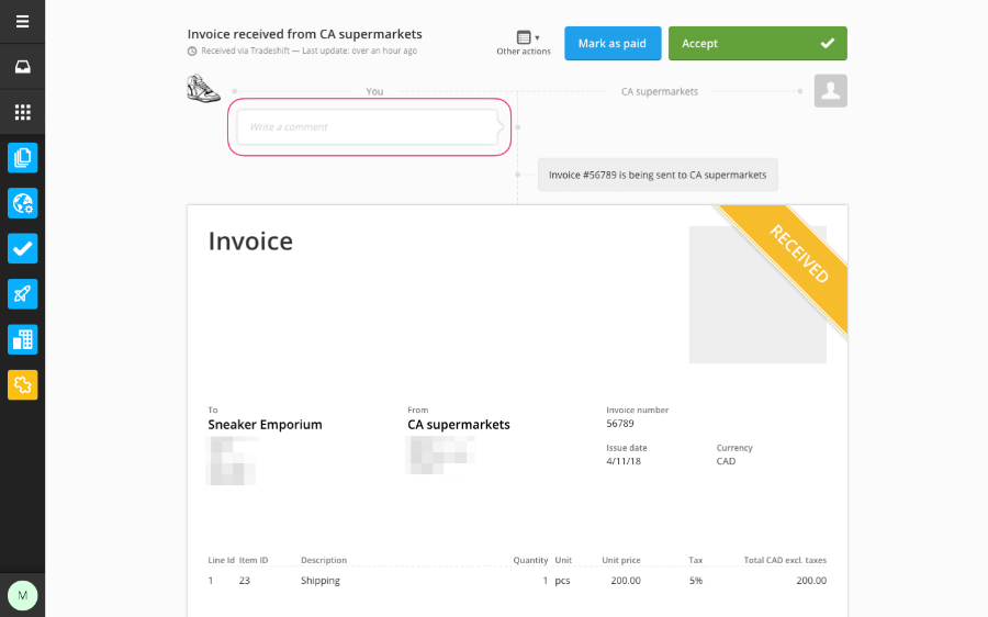 TRADESHIFT - What is the advantage of having a network?