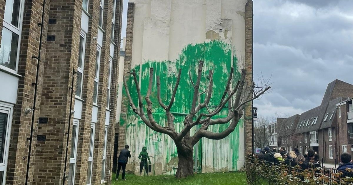 Banksy's Tree Mural | Trees for Cities