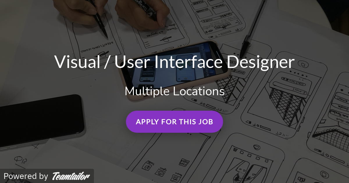 Visual / User Interface Designer - Bluestorm Recruitment by Dazzle