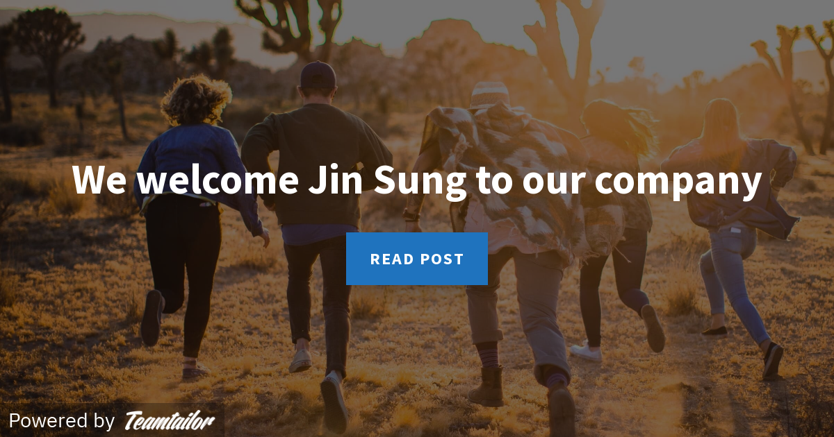 We welcome Jin Sung to our company - BARBRI Global