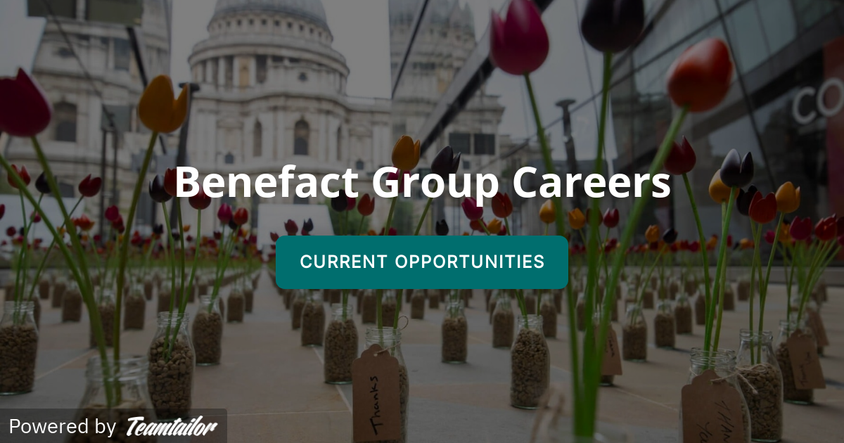 Current vacancies - Benefact Group