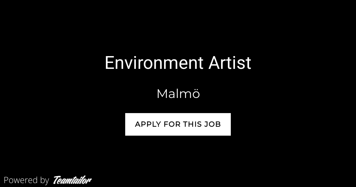 Environment Artist - Section 9 Interactive