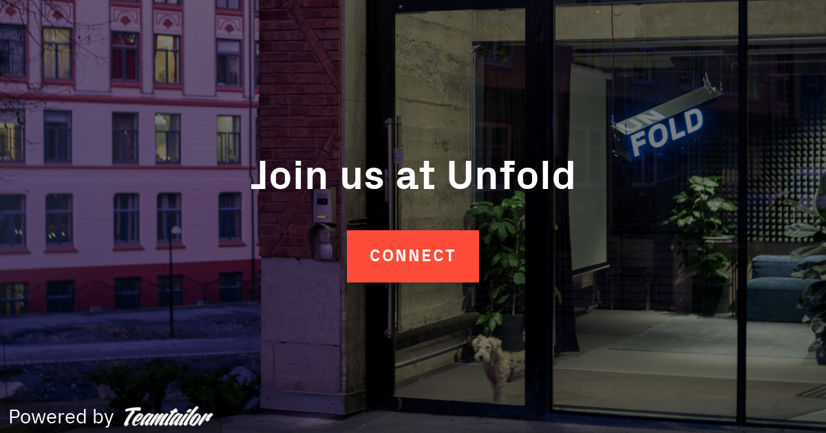 Join us at Unfold - Unfold