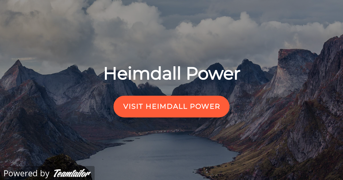 Career at Heimdall Power - Heimdall Power