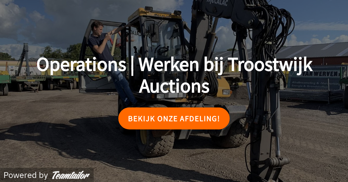 Operations | Werken bij Troostwijk Auctions - Troostwijk Auctions