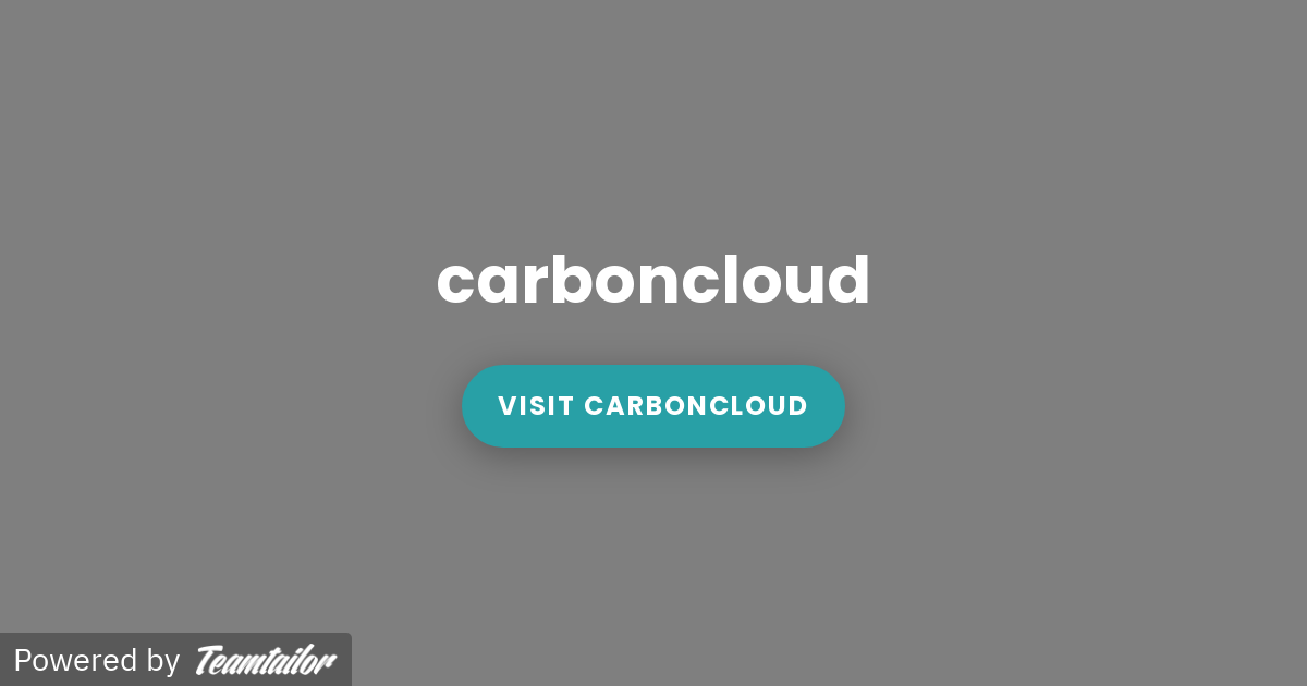 Jobs list - CarbonCloud