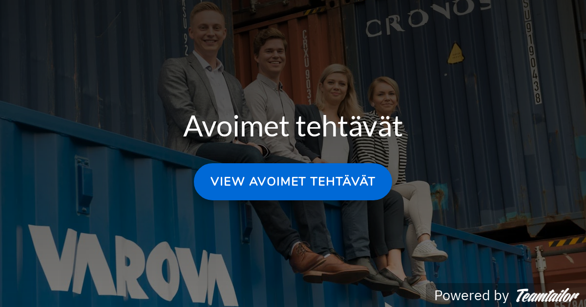 Jobs list - Varova Oy