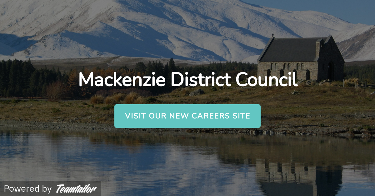 Careers - Mackenzie District Council