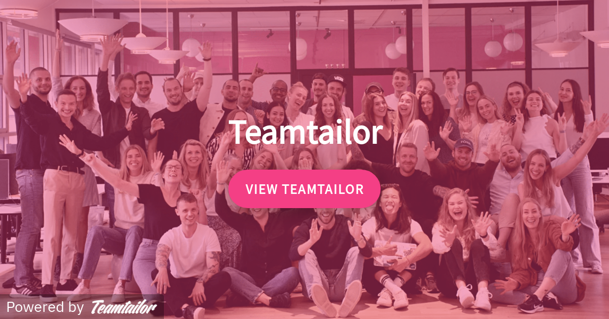 Teamtailor is growing - Teamtailor