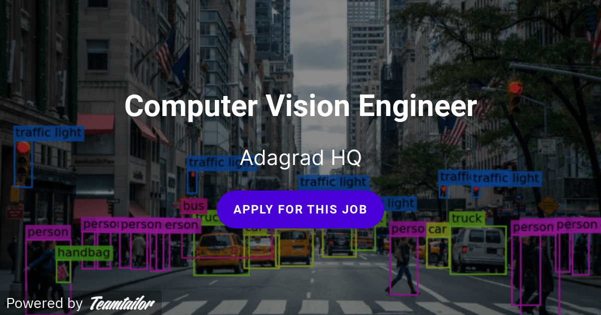Computer Vision Engineer Adagrad Ai