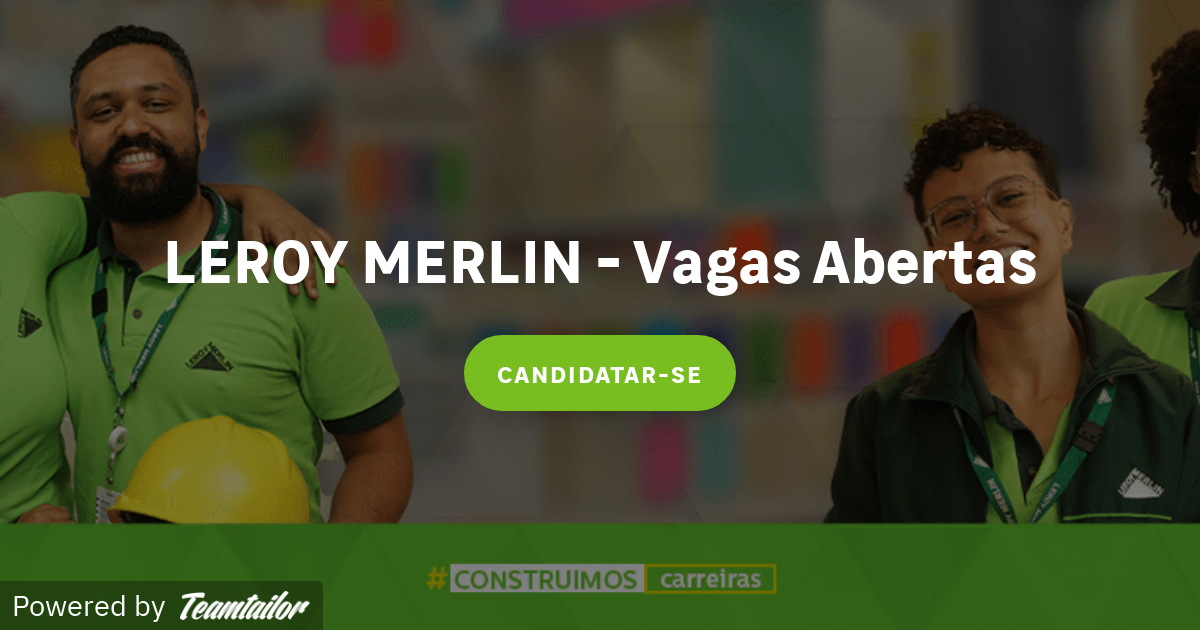Vagas - LEROY MERLIN