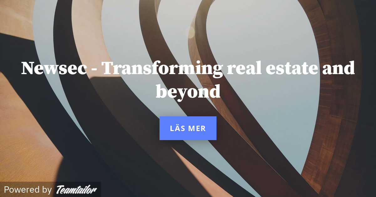 Jobba hos oss - Newsec i Sverige