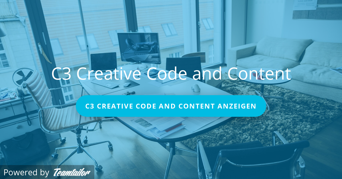 Home - C3 Creative Code and Content