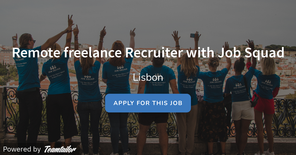 Remote freelance Recruiter with Job Squad - Job Squad