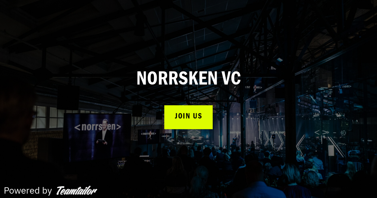 Impact VC Investing Careers - Norrsken VC